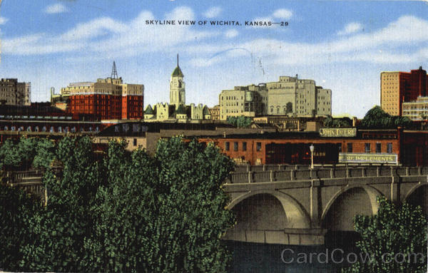 Skyline View of Wichita Kansas