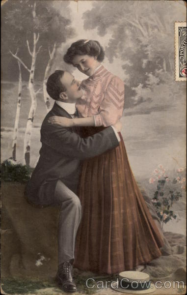 Man Holding Woman By The Waist Romance And Love