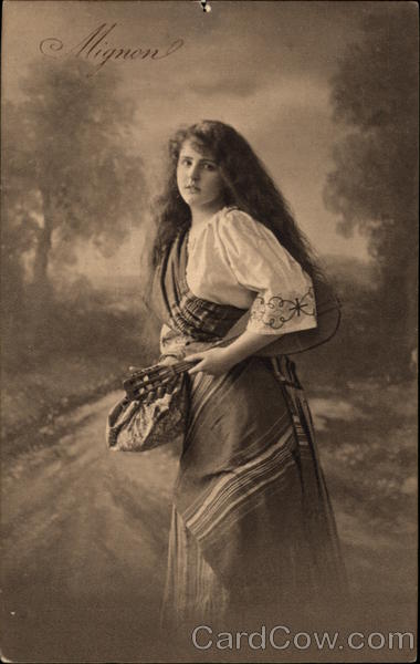 Mignon, the Title Character in a French Opera Women