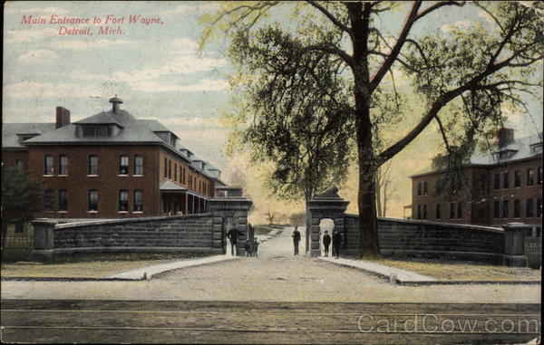 Main Entrance to Fort Wayne Detroit, MI