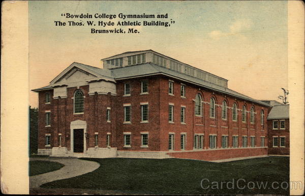 Bowdoin College Gymnasium and the Thos. W. Hyde Athletic Building ...