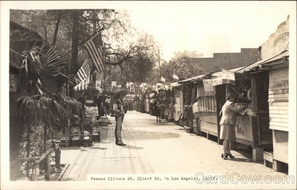 Famous Olivera St Los Angeles, CA
