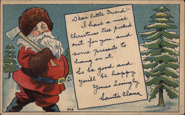 Santa Claus with Axe