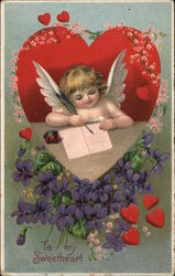 Cupid Writing a Letter Cupid