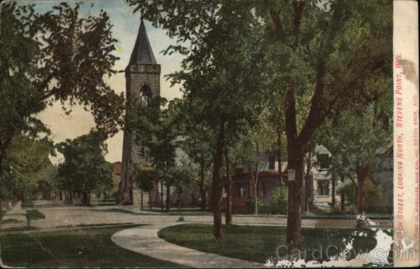 Custom Street, Looking North Stevens Point, WI