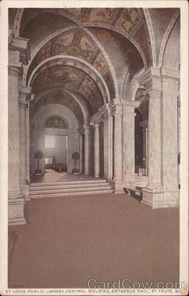 St. Louis Public Library Central Building, Entrance Hall Missouri