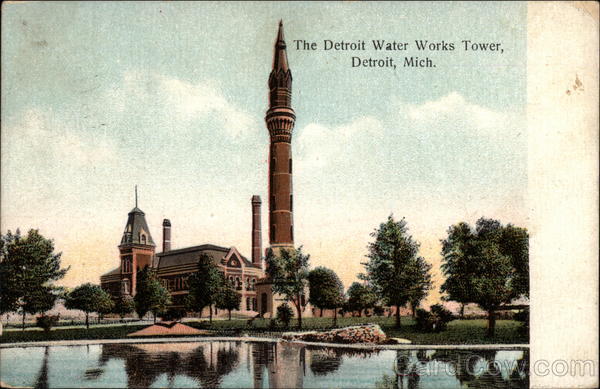 The Detroit Water Works Tower Michigan