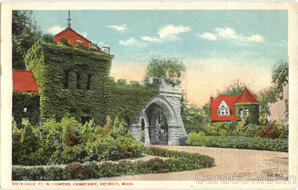 Entrance To Woodmere Cemetery Detroit, MI