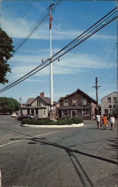 The Flagpole at Sconset Village Boston, MA