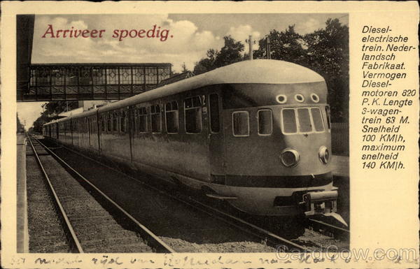 Diesel-Electric Train - Built in Netherlands Locomotives
