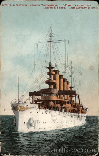 U.S. Protected Cruiser "Milwaukee" Navy