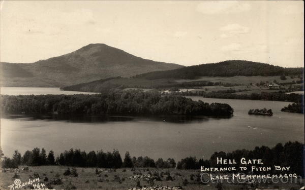 Hell Gate, Entrance to Fitch Bay Lake Memphremagog, PQ Canada Quebec