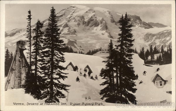 Winter Sports at Paradise Inn Ranier National Park, WA