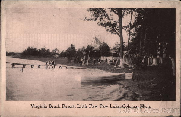 Virginia Beach Resort, Little Paw Paw Lake Coloma, MI