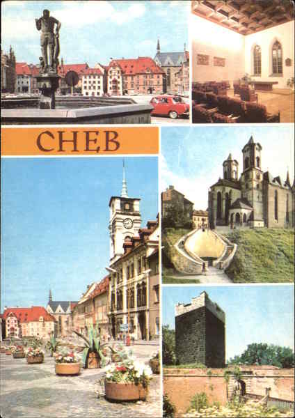 Views of Town Cheb, Czech Republic Eastern Europe