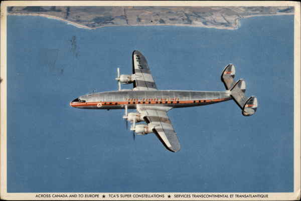 TCA Super Constellation Skyliner Aircraft