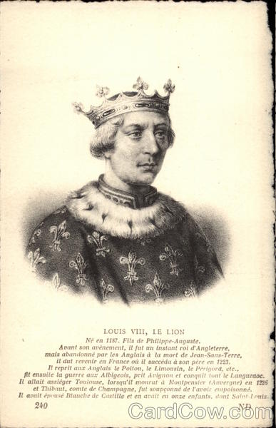 Louis VIII, Le Lion France