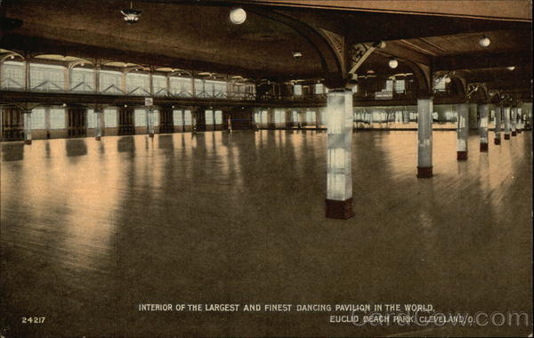 Interior of the Largest and Finest Dancing Pavilion in the World ...