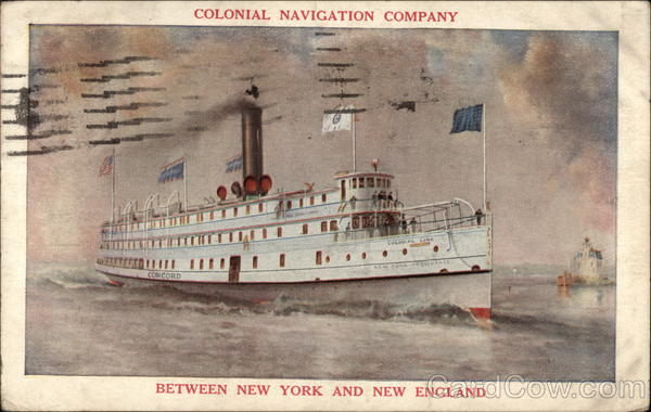 Colonial Navigation Company Steamers