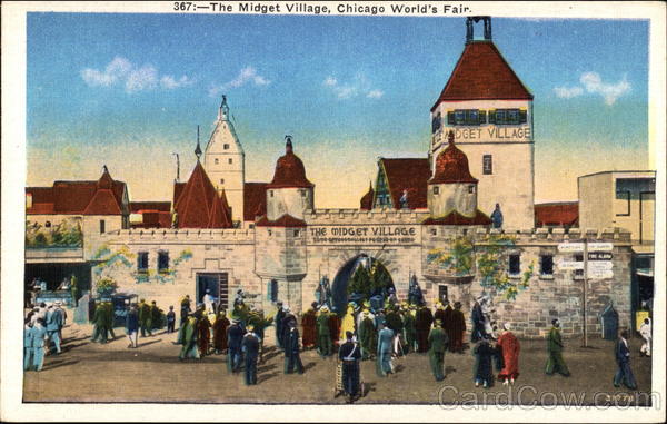 The Midget Village, Chicago World's Fair Illinois 1933 Chicago World Fair