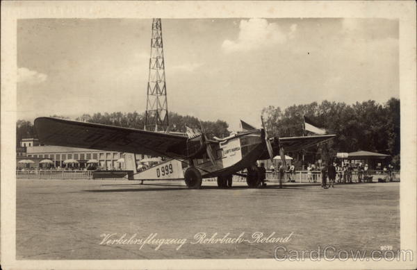 Rohrbach Ro VIII Roland Aircraft