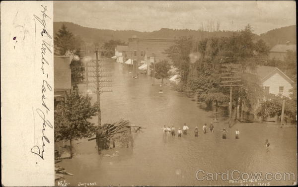 Flooded Town Viola, WI