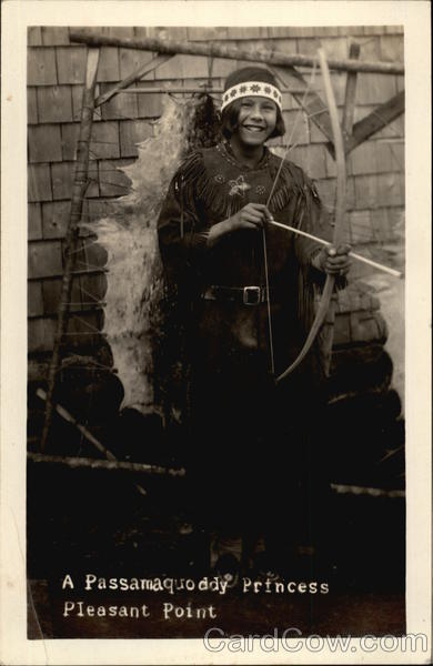 A Passamaquoddy Princess Pleasant Point, ME Native Americana