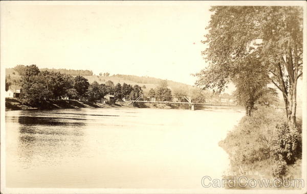 View of River and Bridge Chenango Forks, NY