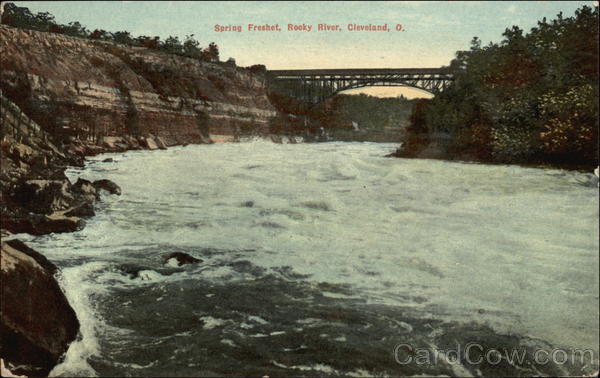 Spring Freshet, Rocky River Cleveland, OH