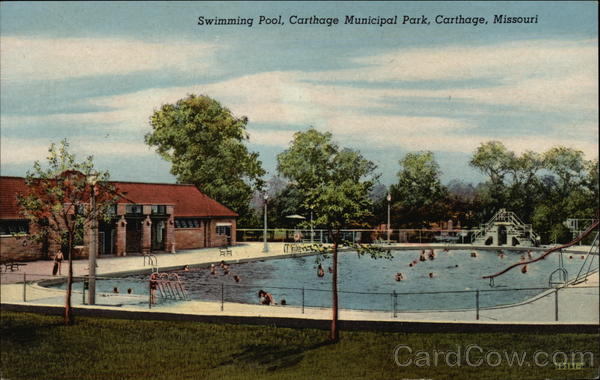 Carthage Municipal Park - Swimming Pool Missouri