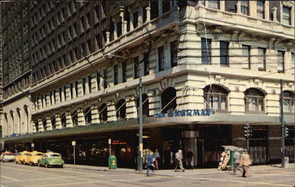 Sherman Hotel at Clark and Randolph Streets in Chicago Illinois