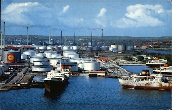 Shell Refinery Curacao, Netherland Antilles Caribbean Islands