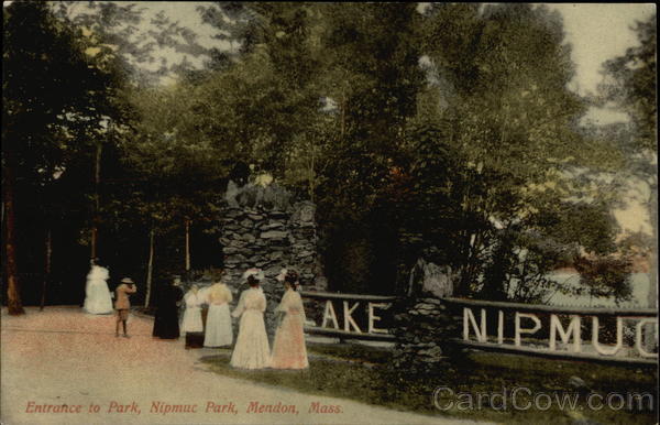 Entrance to Park, Nipmuc Park Mendon, MA