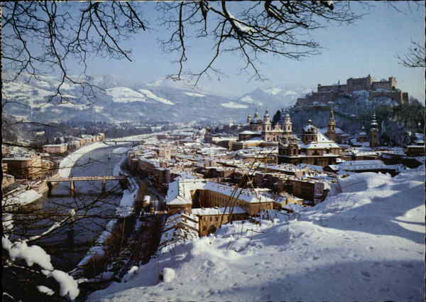 Winter Scene Salzburg, Austria