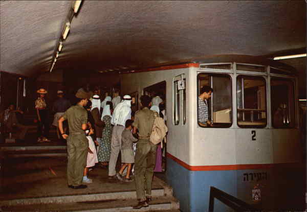 The Carmelit - Israel's First Metro Haifa, Israel Middle East