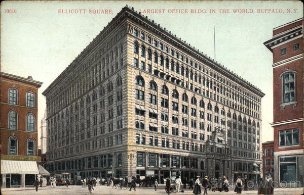 Ellicott Square, Largets Office Building in the World Buffalo, NY