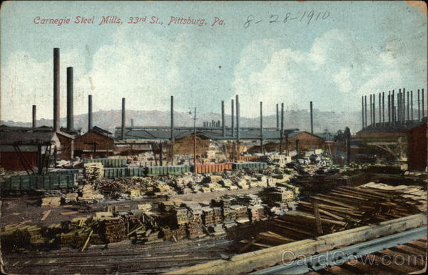 Carnegie Steel Mills, 33rd Street Pittsburgh, PA