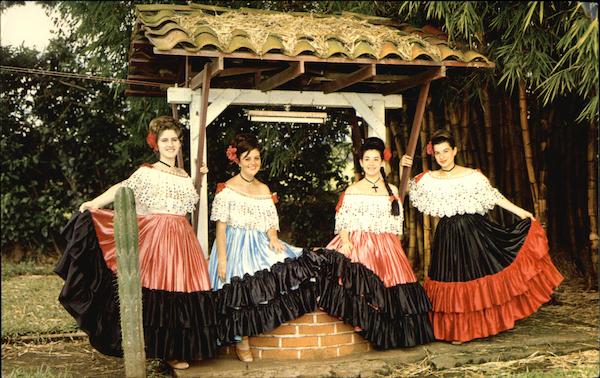 Members of the ABC Association of Costa Rican Dances Central America