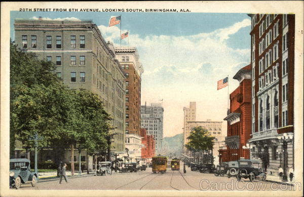 20th Street from 6th Avenue, Looking South Birmingham, AL