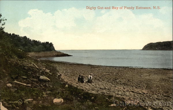 Digby Gut and Bay of Fundy Entrance Nova Scotia Canada