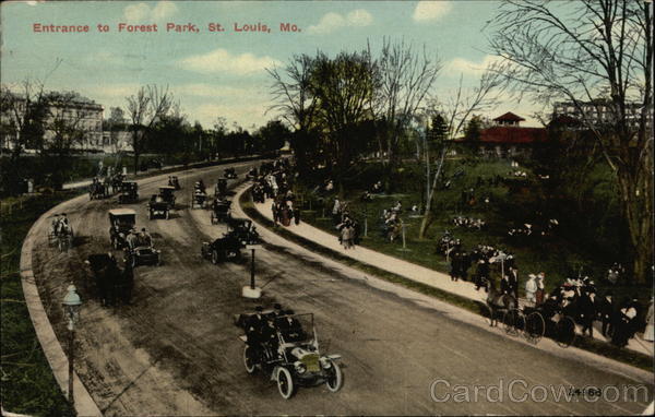 Entrance to Forest Park St. Louis, MO