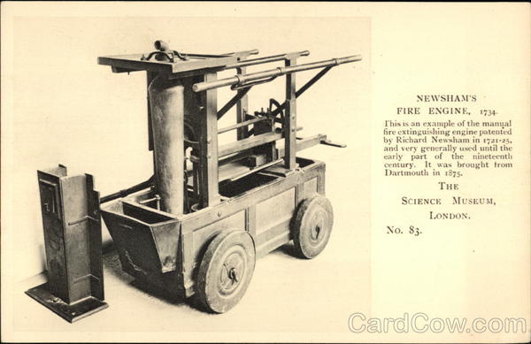 Newsham's Fire Engine, 1734