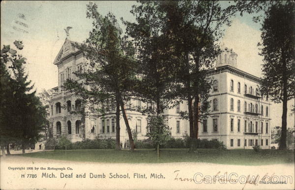 Deaf and Dumb School Flint, MI