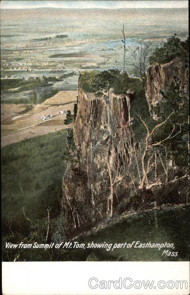 View from Summit of Mt. Tom Easthampton, MA
