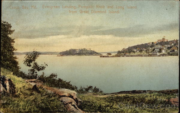 Evergreen Landing, Pumpkin Knob, and Long Island from Great Diamond ...