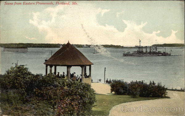 Scene from Eastern Promenade Portland, ME