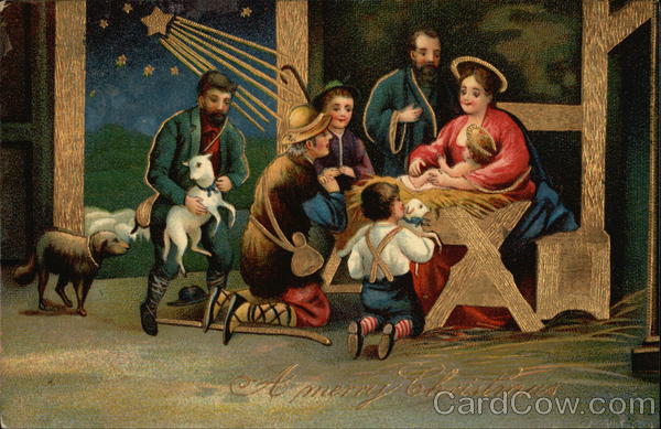 Nativity scene Christmas