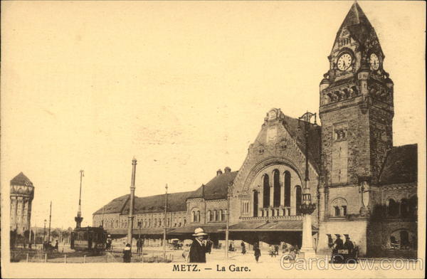 La Gare - Railway Station Metz, France