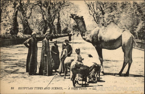 Egyptian Types and Scenes - A Happy Family Africa
