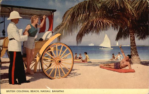 British Colonial Beach Nassau, Bahamas Caribbean Islands